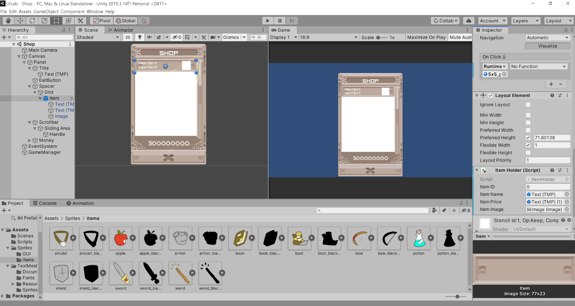 Lab 9 Ui And Layering Game Design Decal